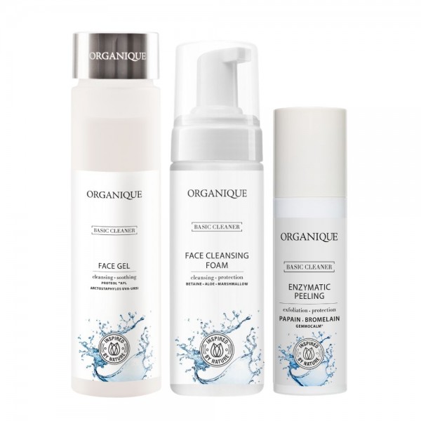 Trio do oczyszczania cery Basic Cleaner | Organique